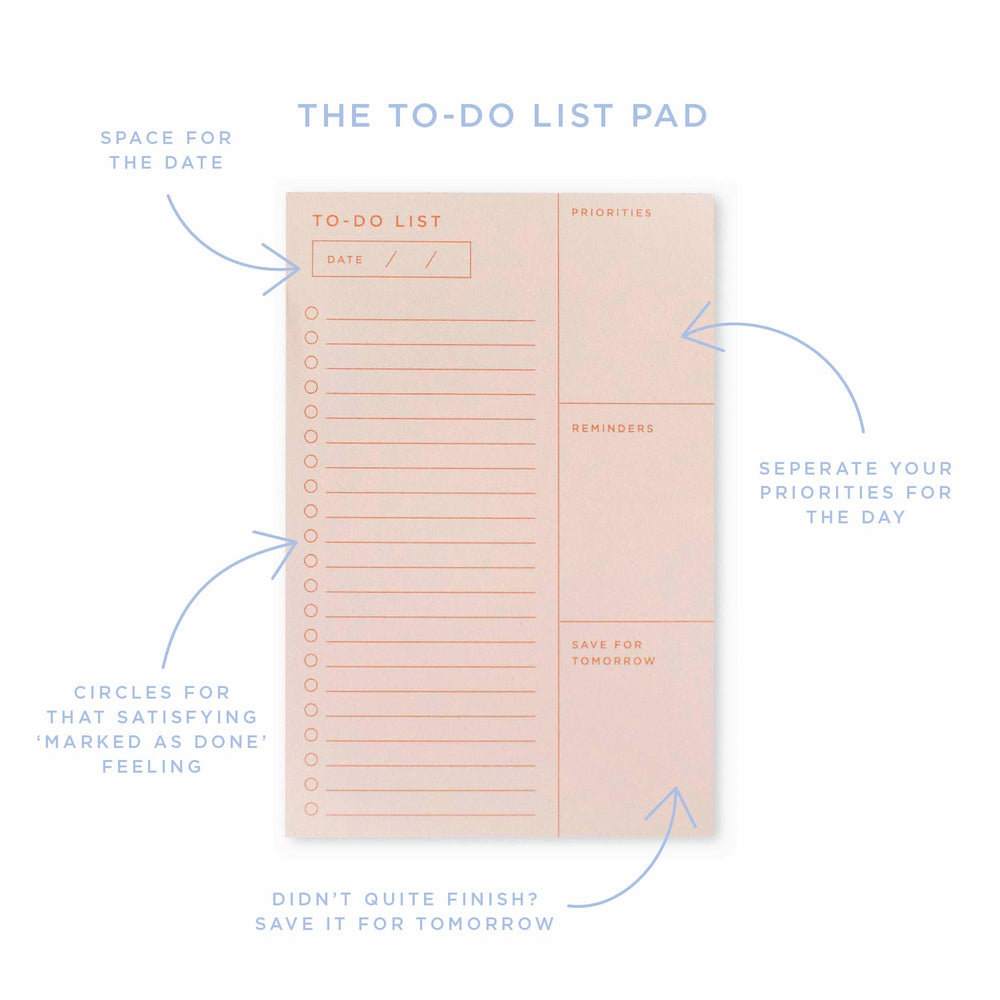 Why you need the To-Do List Notepad – Line and Kind Paper Co.