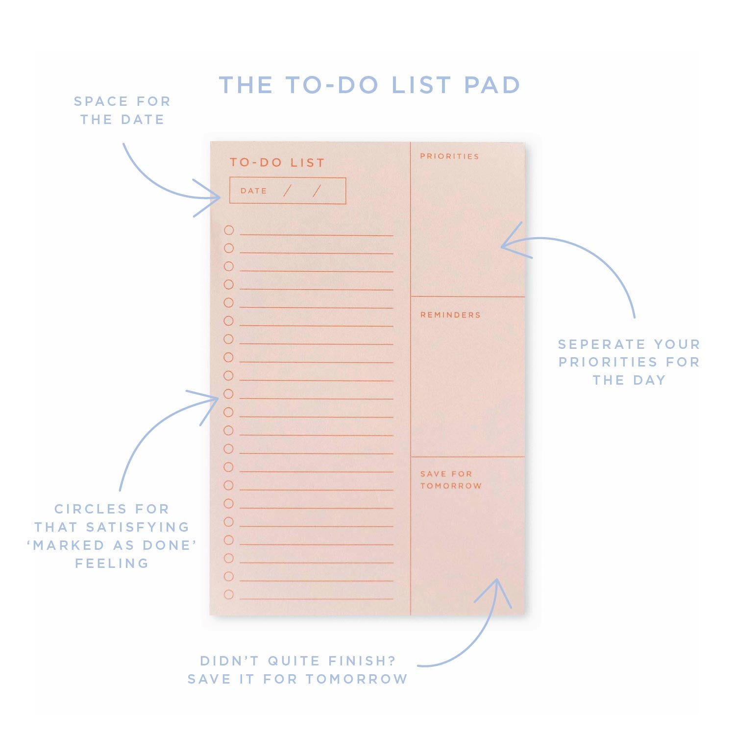 Why you need the To-Do List Notepad – Line and Kind Paper Co.