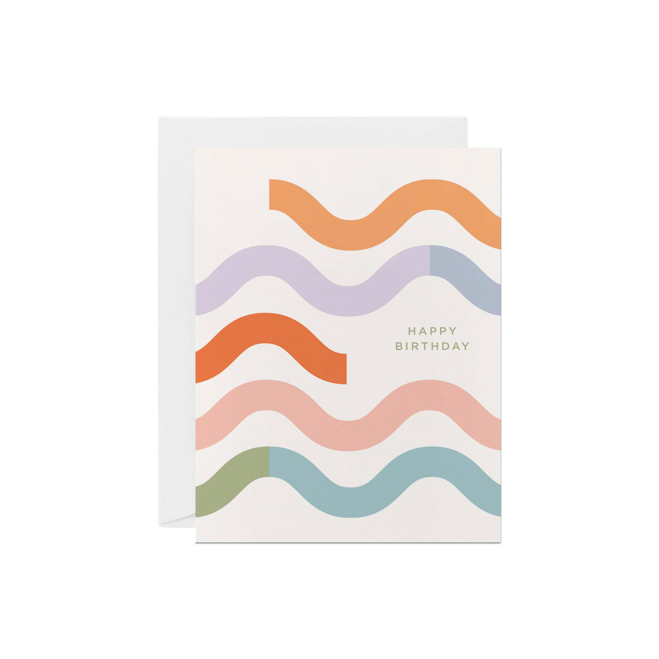 Wave Happy Birthday | Birthday Card – Line and Kind Paper Co.