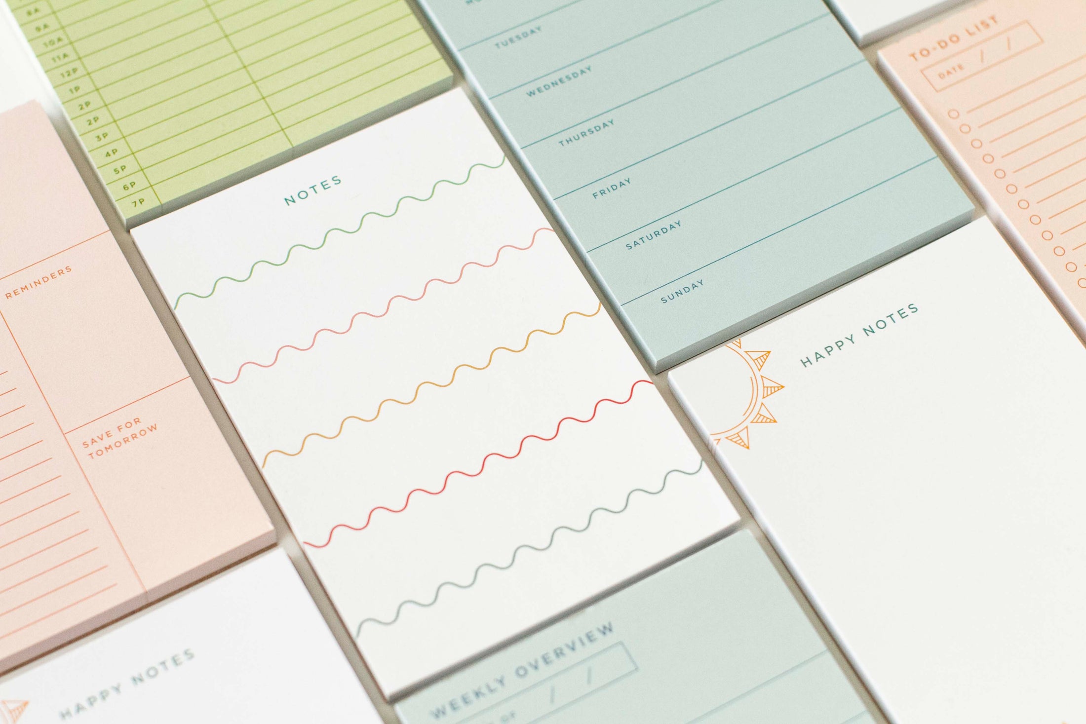 Happy Notes Notepad – Line and Kind Paper Co.