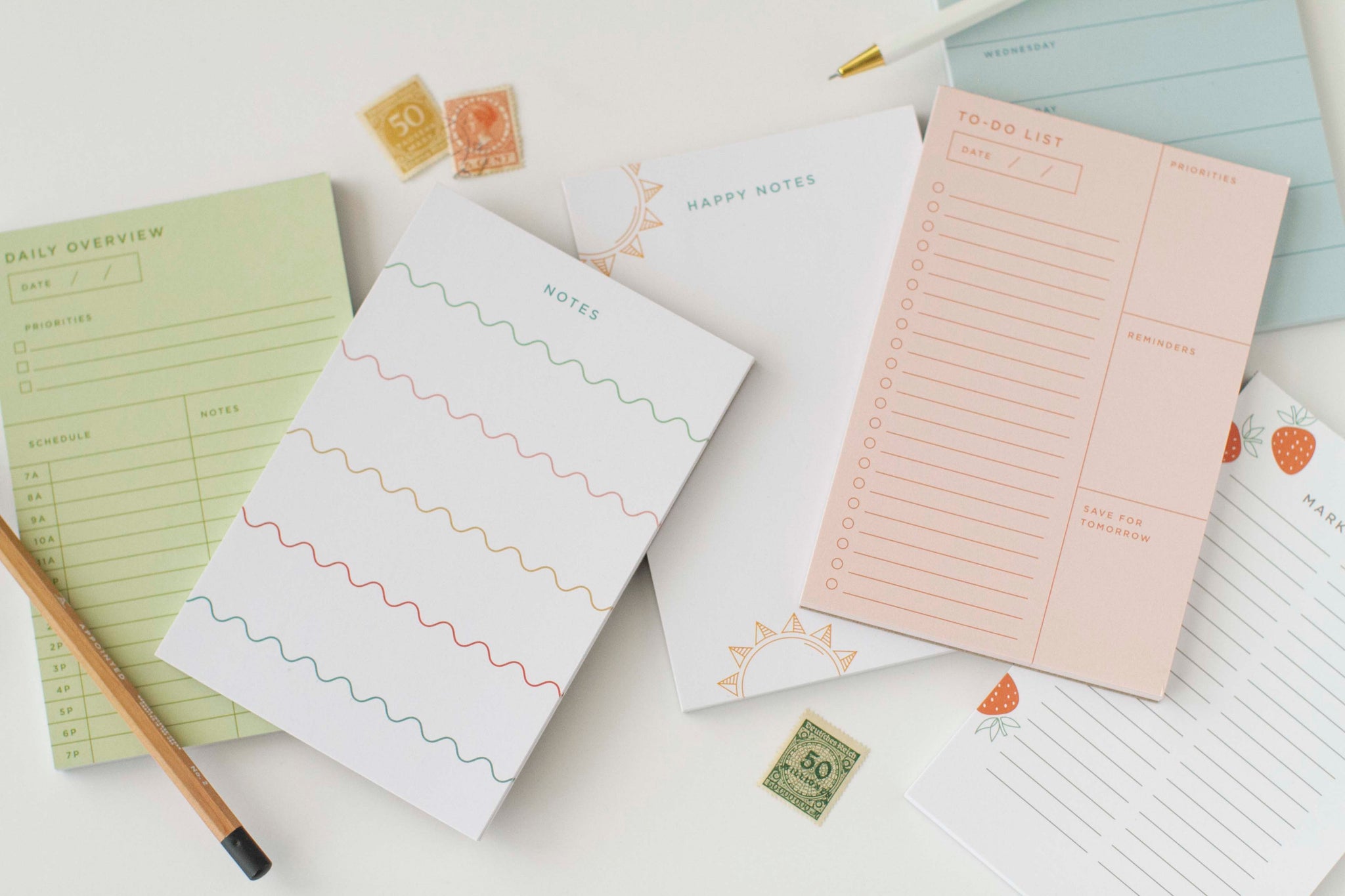 Wave Notepad – Line and Kind Paper Co.