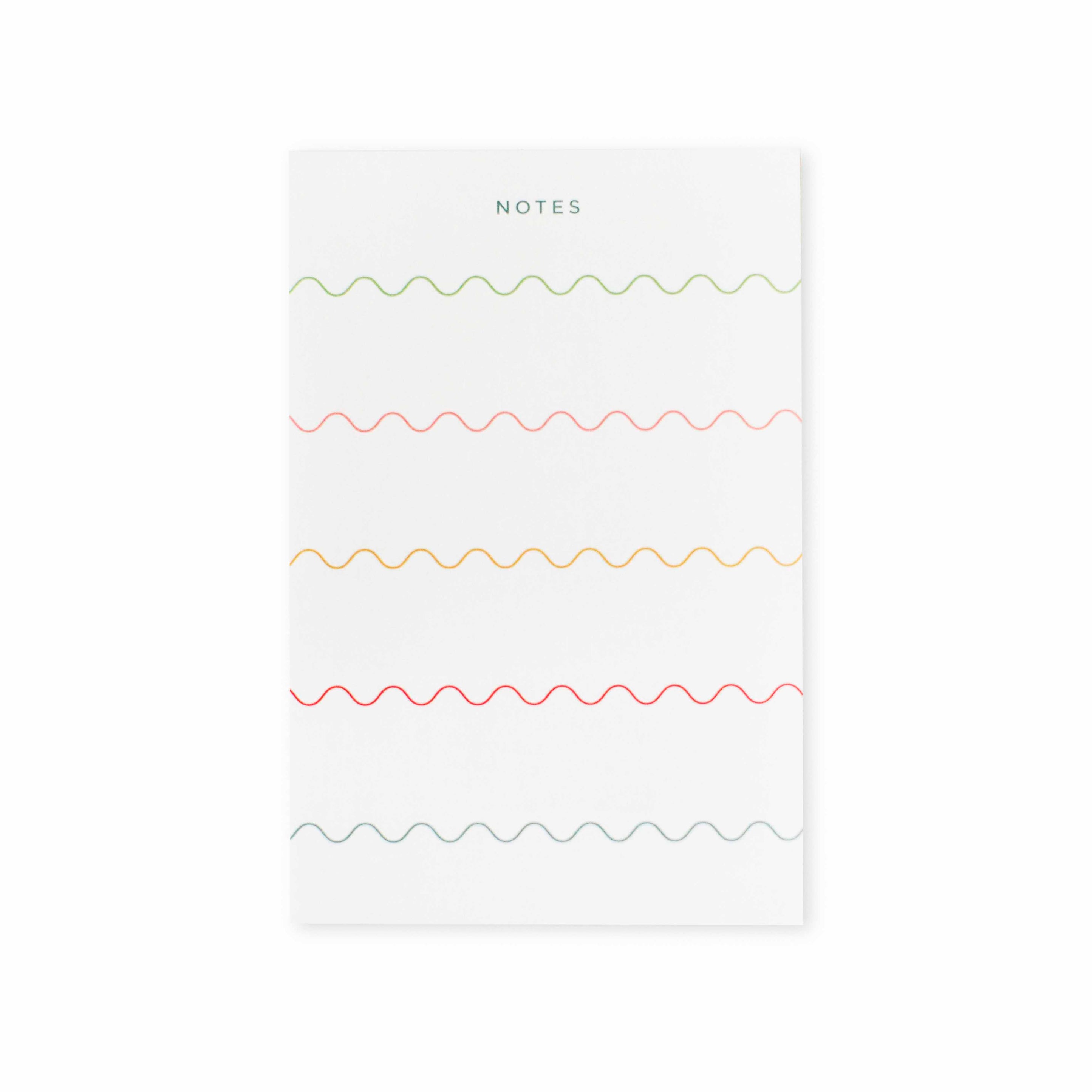 Wave Notepad – Line and Kind Paper Co.