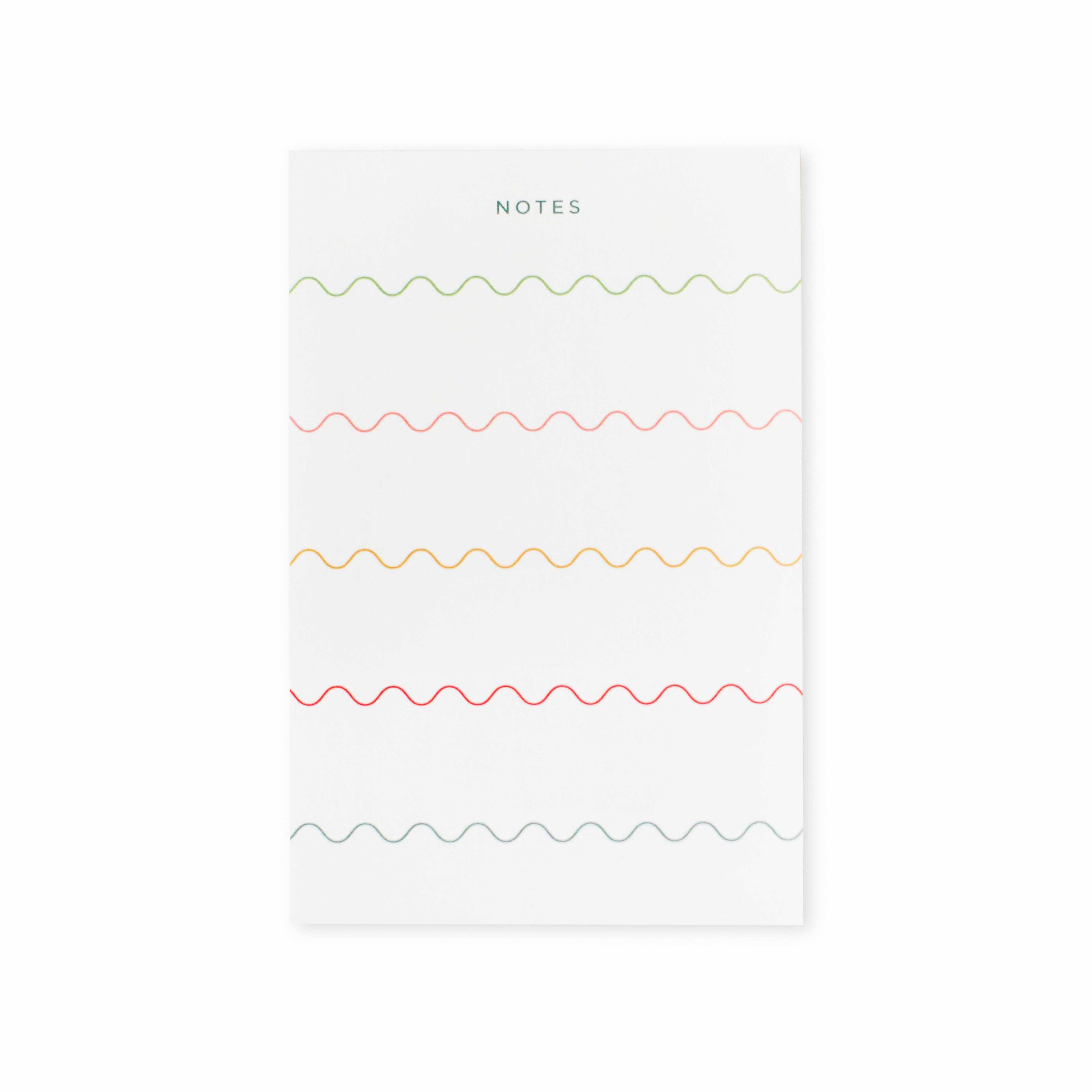 Wave Notepad – Line and Kind Paper Co.